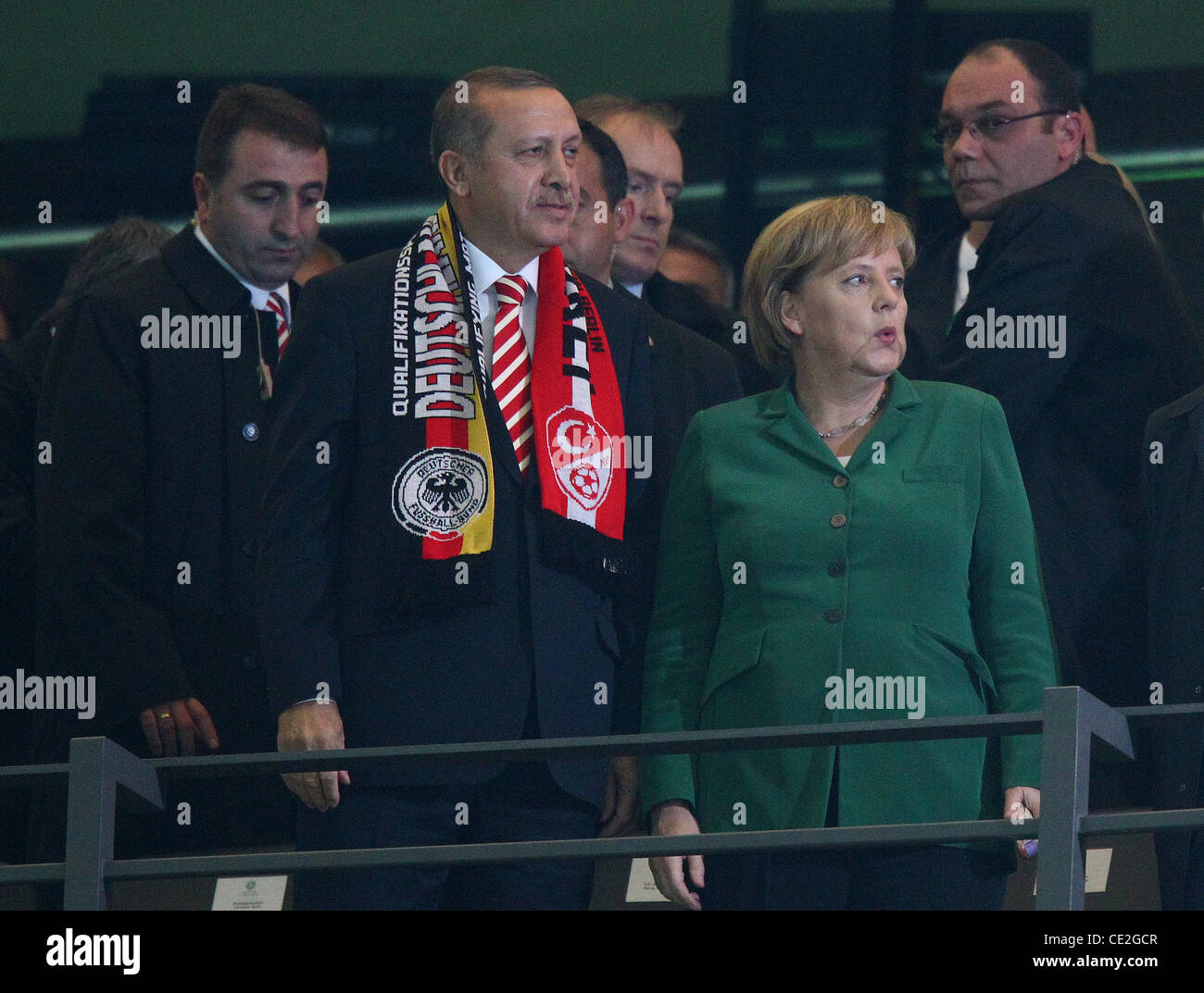 Angela Merkel, Recep Tayyip Erdogan, Germany vs. Turkey Euro Cup 2012 ...