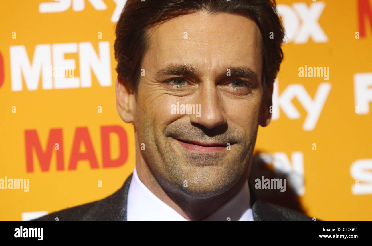 Jon Hamm at a screening of "Mad Men" at Koelner Cinedom movie theatre ...