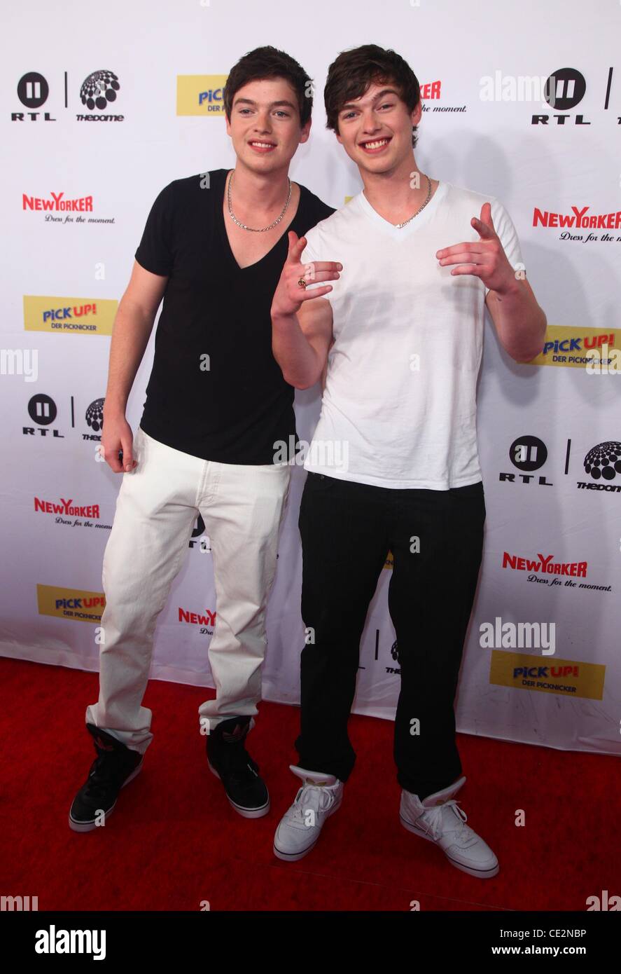 Locnville at The Dome 55 music show at TUI-Arena - red carpet arrivals ...