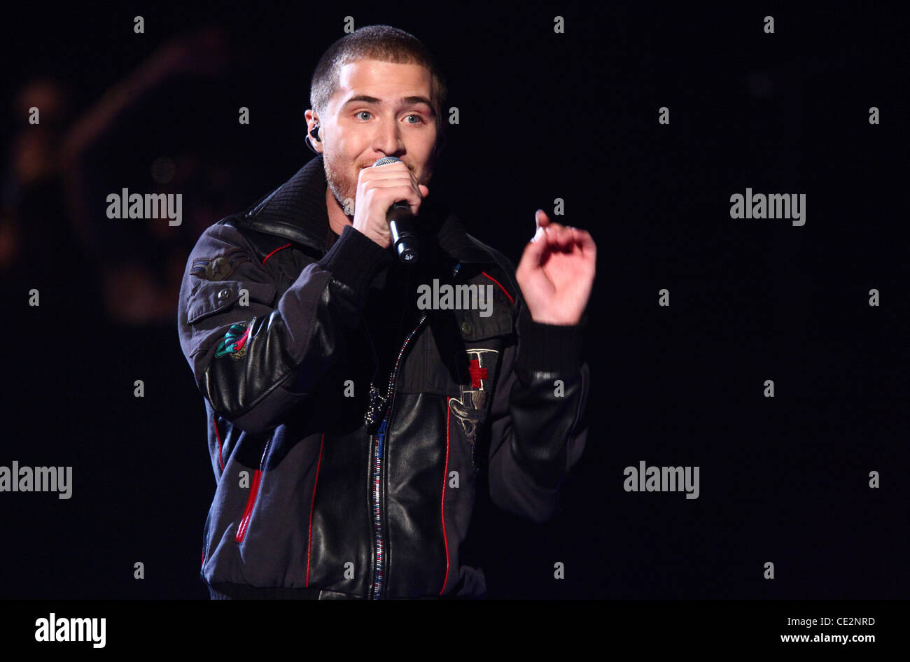 Mike Posner performing live at The Dome 55 music show at TUI-Arena ...