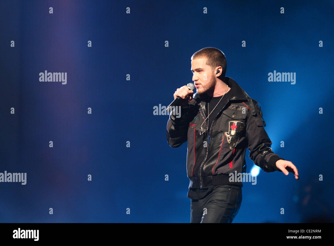 Mike Posner performing live at The Dome 55 music show at TUI-Arena ...