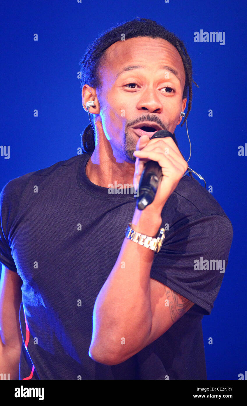 Madcon performing live at The Dome 55 music show at TUI-Arena - show ...