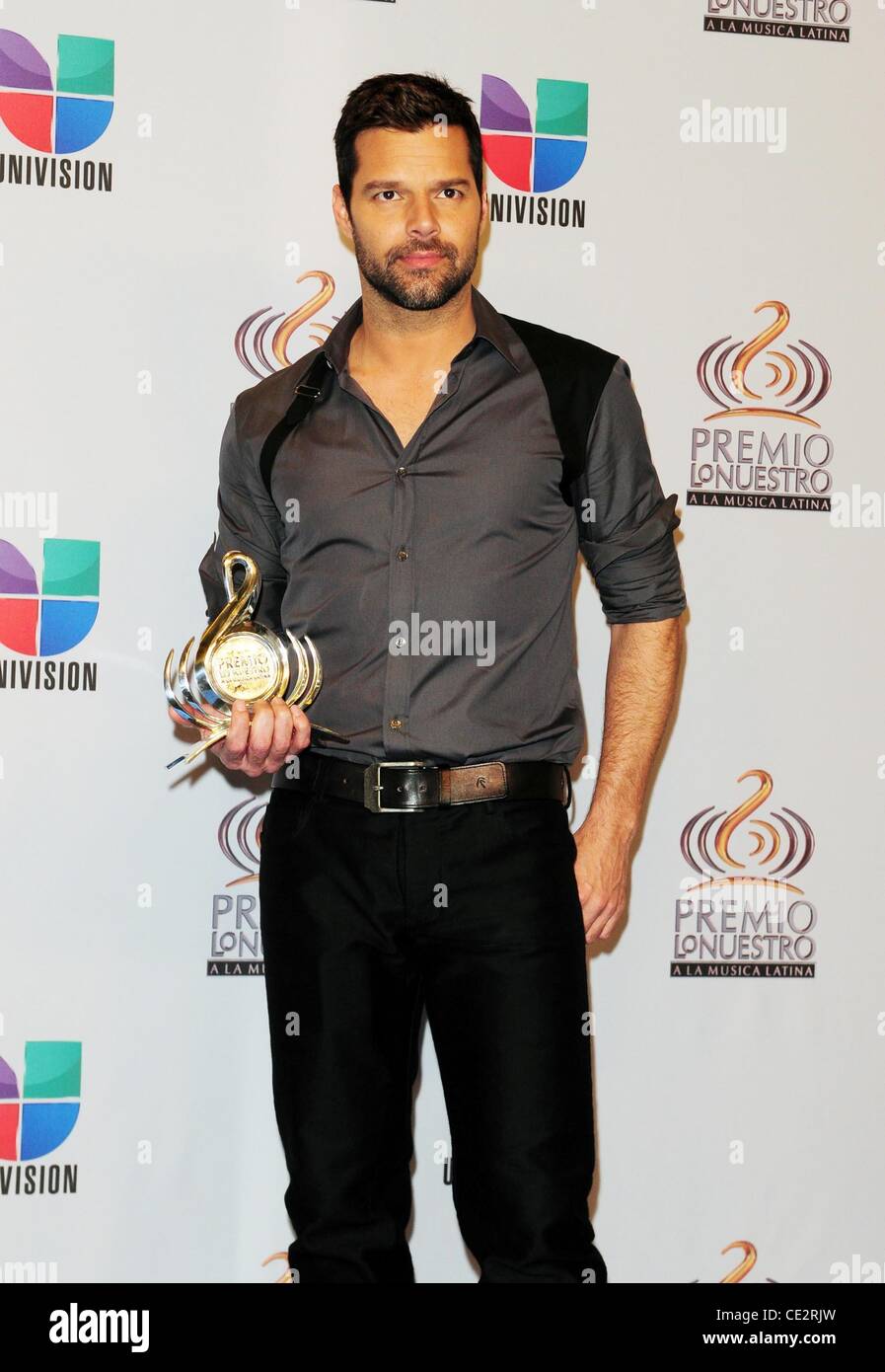 Ricky Martin Univision's Premio Lo Nuestro a La Musica Latina Awards at ...