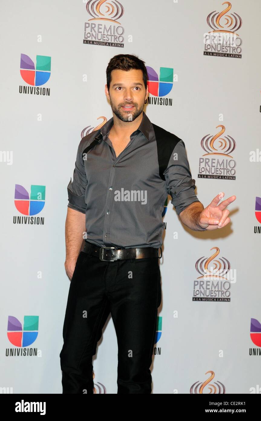 Ricky Martin Univision's Premio Lo Nuestro a La Musica Latina Awards at ...