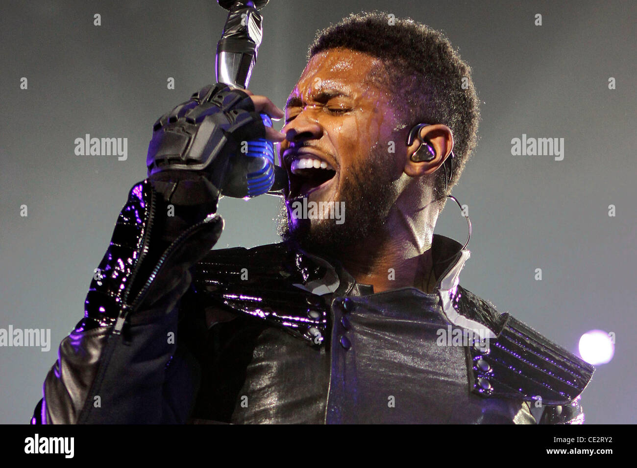 Usher performing at the National Indoor Arena (NIA) Birmingham, England ...