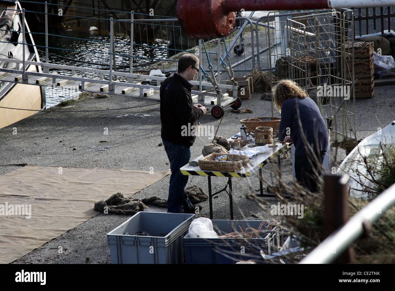 General views of 'The Doctor Who' set on a pirate ship in Charlestown ...