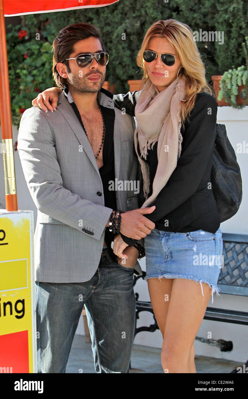 Brandi Glanville and Cedric Martinez are seen together in Beverly Hills ...