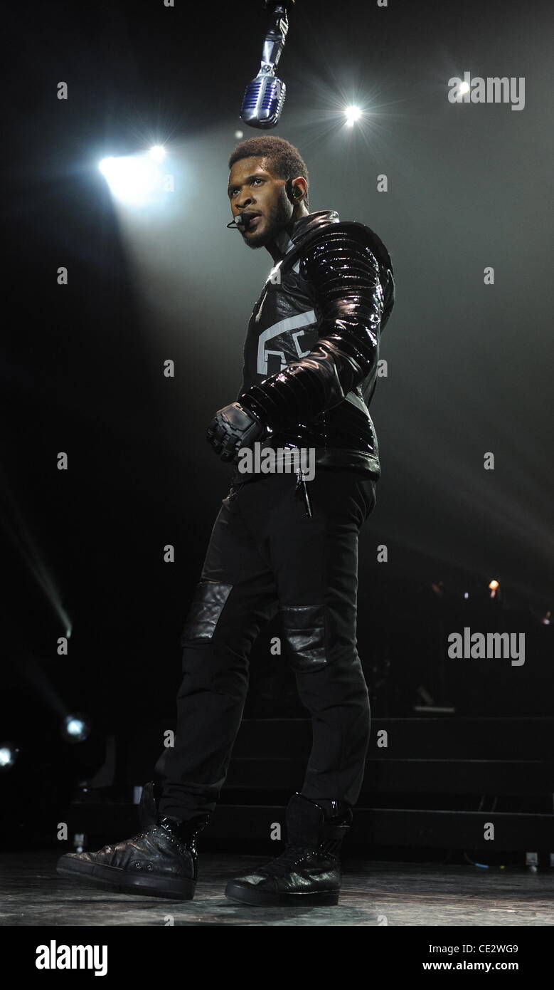 Usher performing live in concert at The O2 Arena London, England - 02. ...