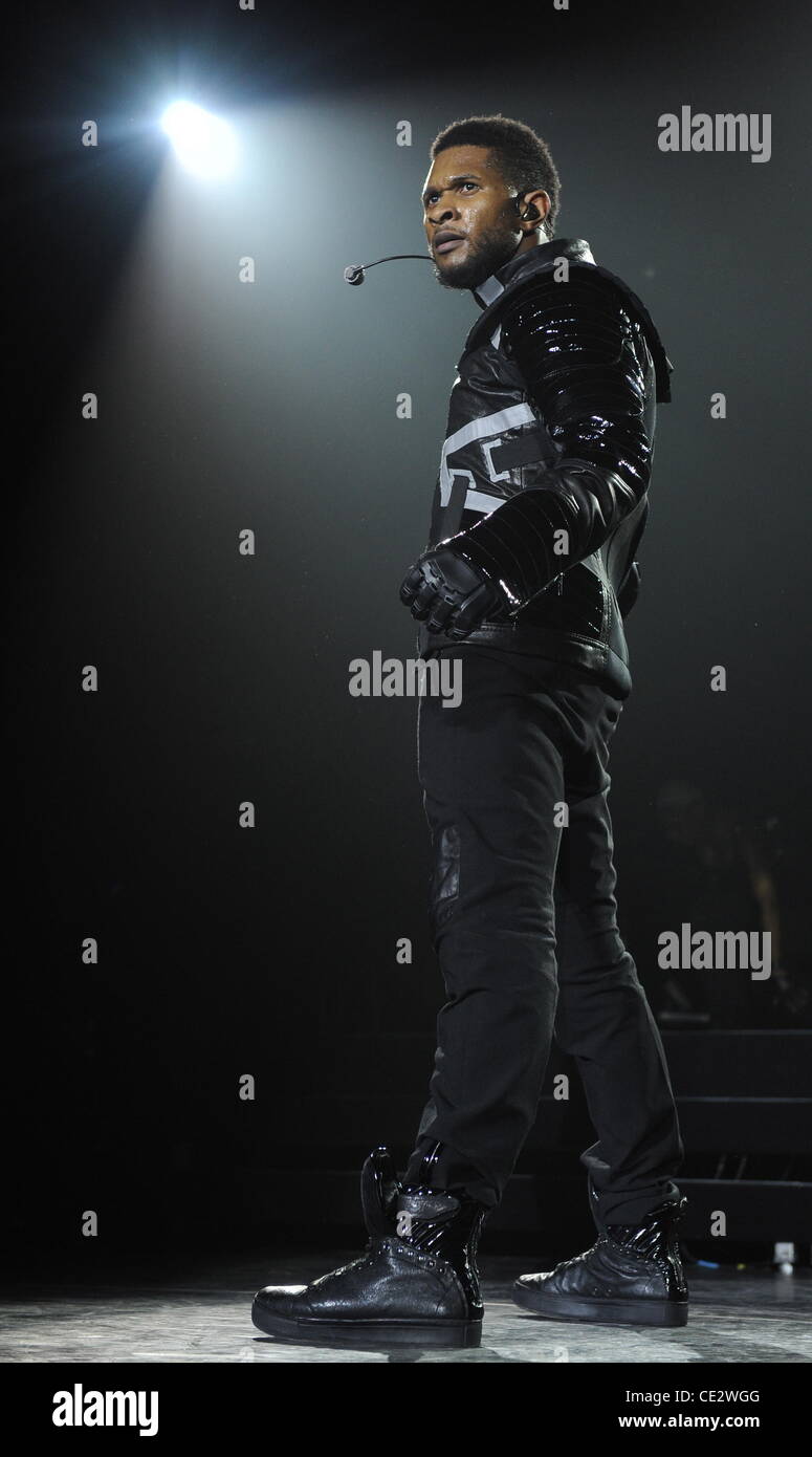 Usher performing live in concert at The O2 Arena London, England - 02. ...
