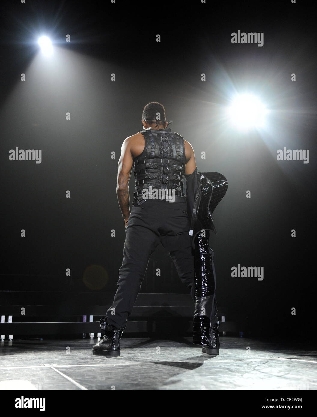 Usher performing live in concert at The O2 Arena London, England - 02. ...