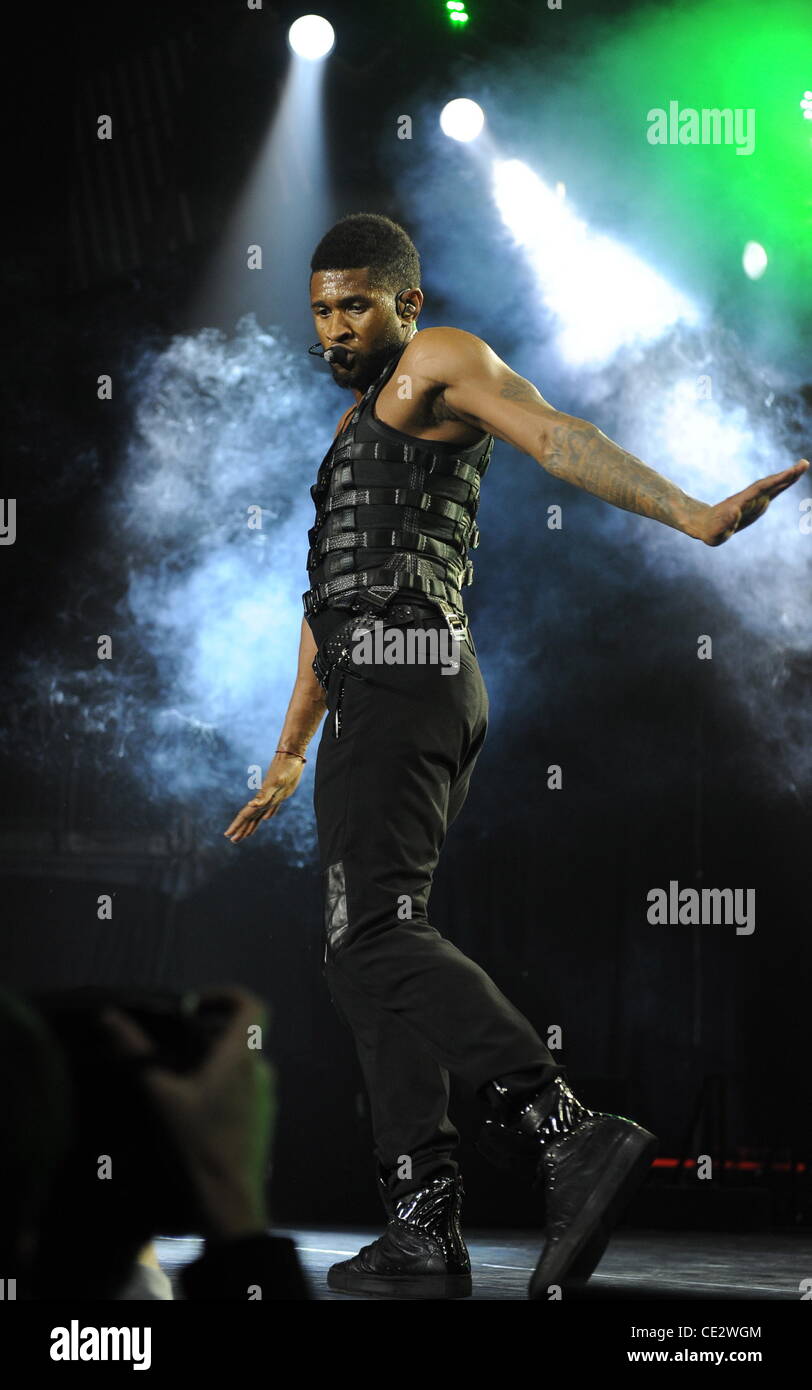 Usher performing live in concert at The O2 Arena London, England - 02. ...