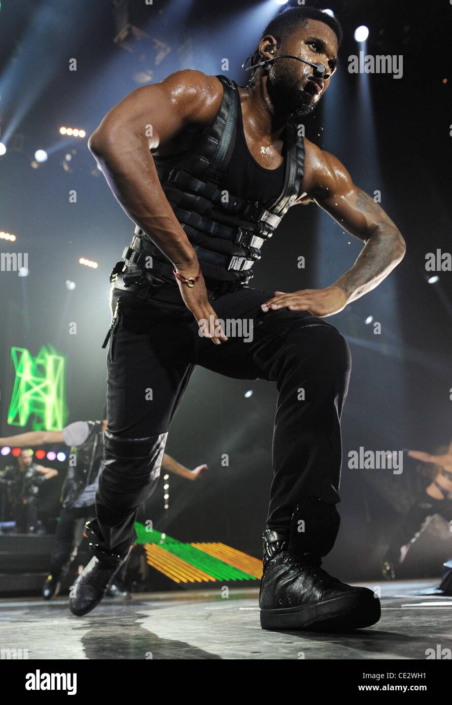 Usher performing live in concert at The O2 Arena London, England - 02. ...