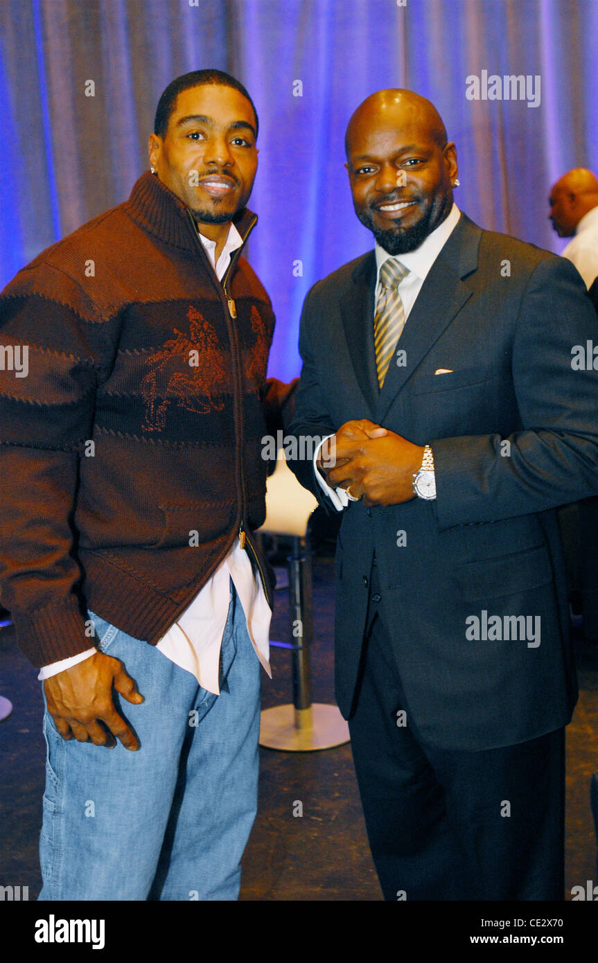 Emmitt Smith (r) and guest Super Bowl Gospel Celebration 2011 Dallas ...