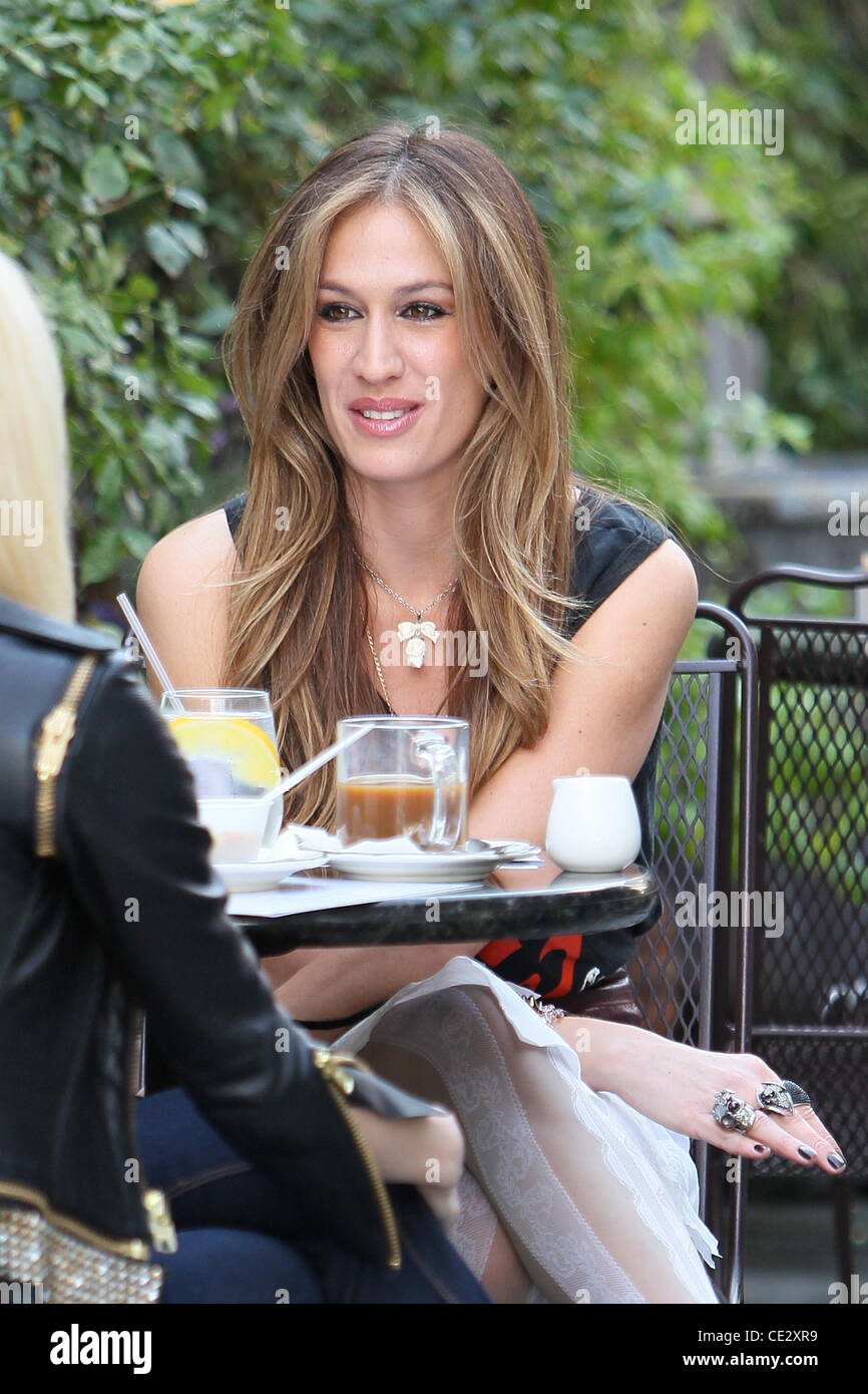 AJ Celi filming a scene with a friend for her new reality show 'Married ...