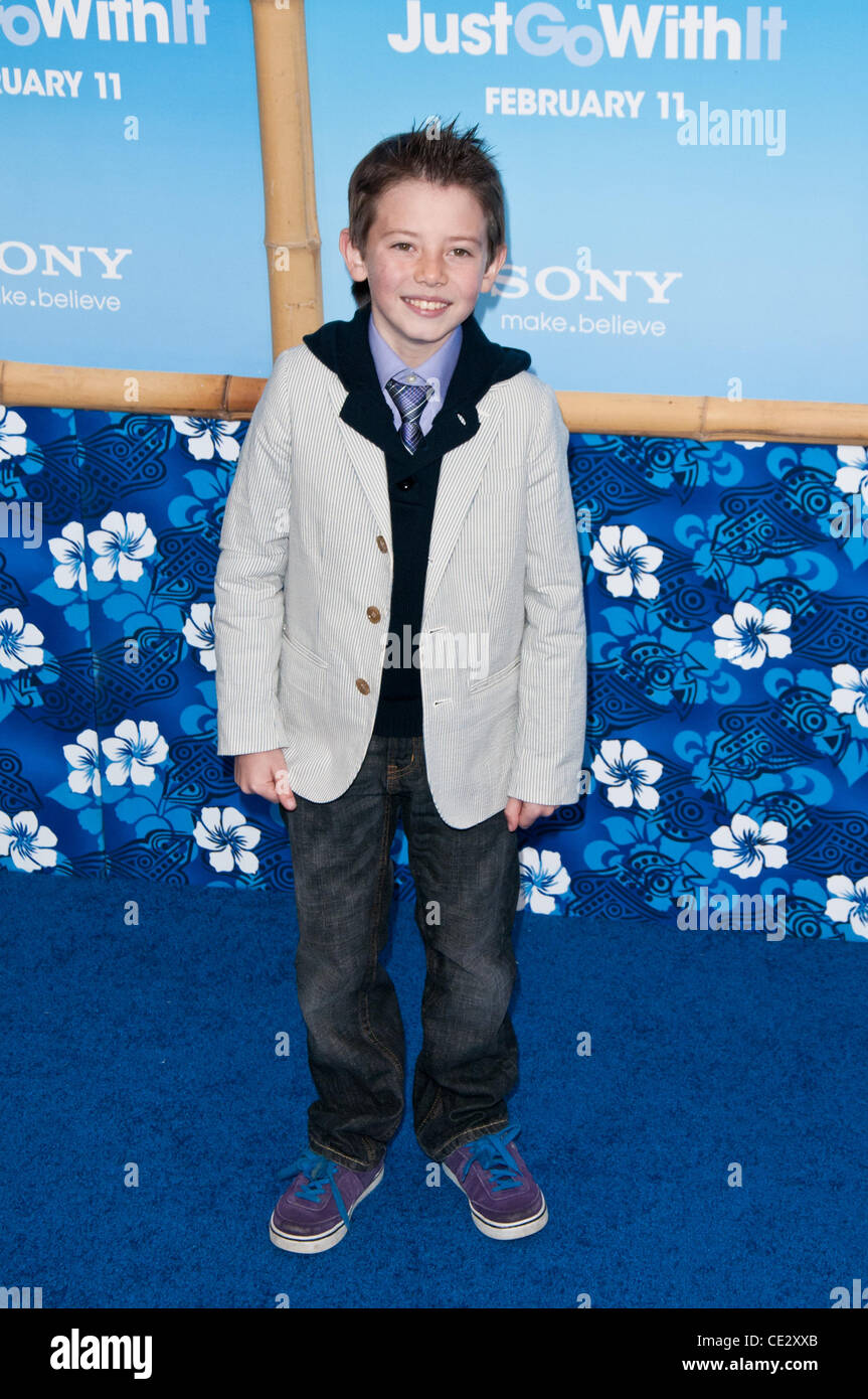 Griffin Alexander Gluck Premiere of 'Just Go With It' at the Ziegfeld ...