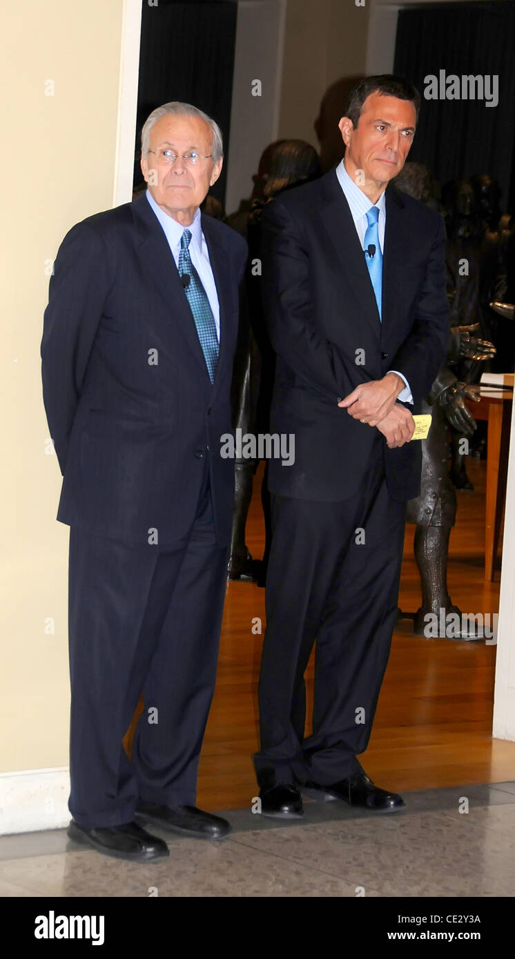 Donald Rumsfeld and Michael Beschloss 21st United States Secretary of ...