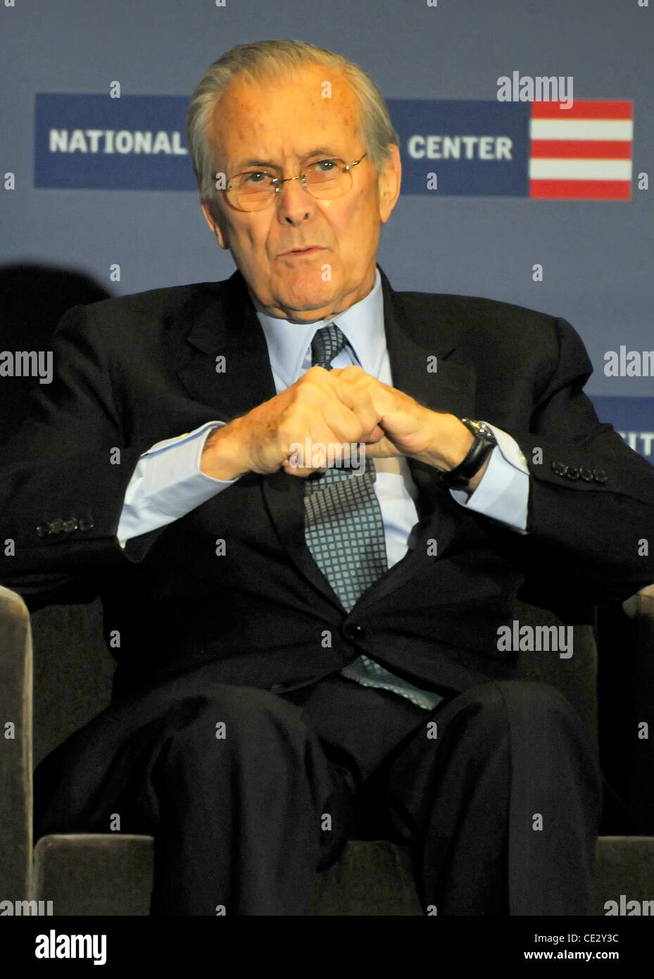 Donald Rumsfeld 21st United States Secretary of Defense promotes his ...