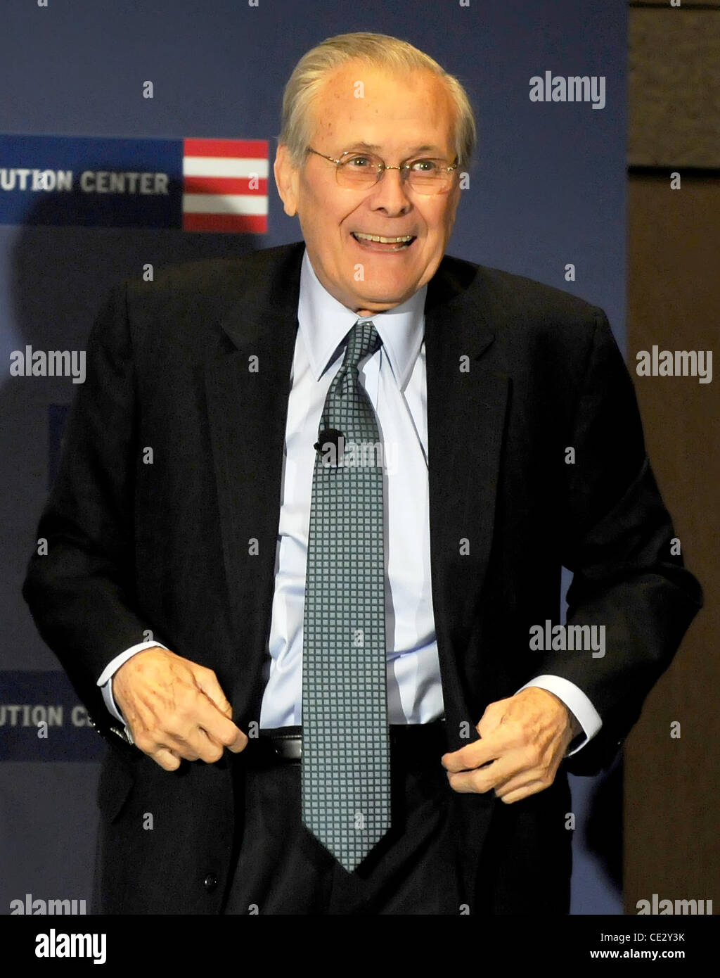 Donald Rumsfeld 21st United States Secretary of Defense promotes his ...