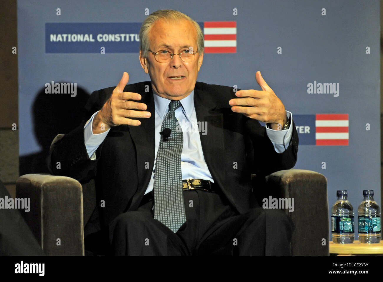 Donald Rumsfeld 21st United States Secretary of Defense promotes his ...