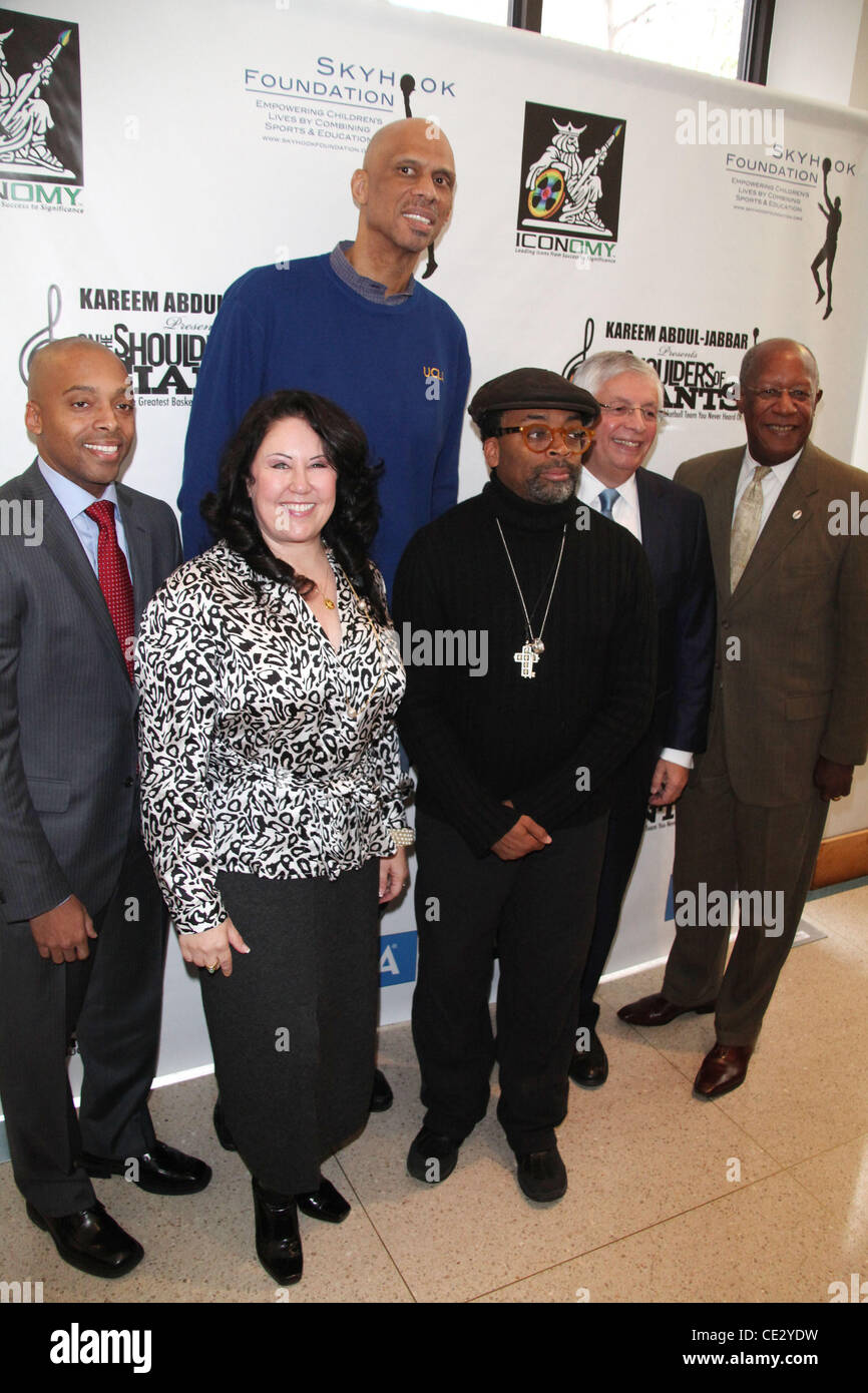 Guest, Cynthia Copeland, Kareem Abdul-Jabbar, Spike Lee, David Stern ...