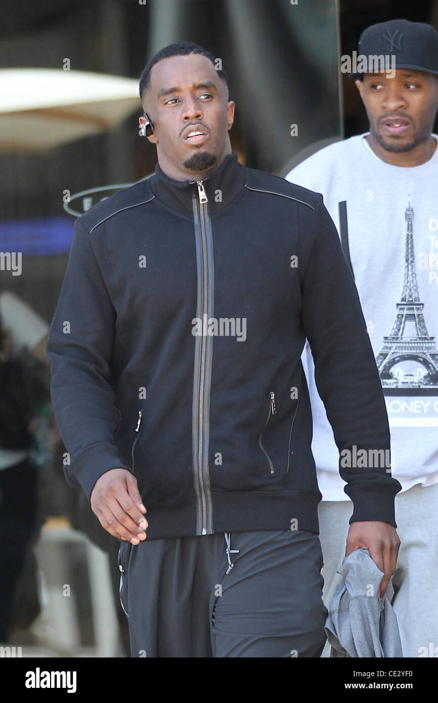 P Diddy aka Sean Combs seen leaving the gym after a workout. Los ...