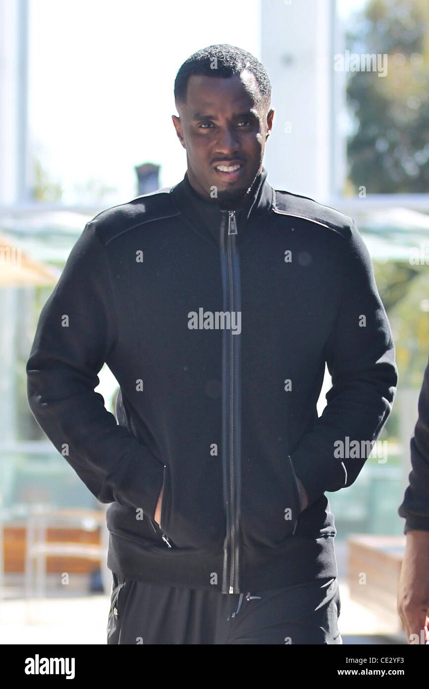 P Diddy aka Sean Combs seen leaving the gym after a workout. Los ...