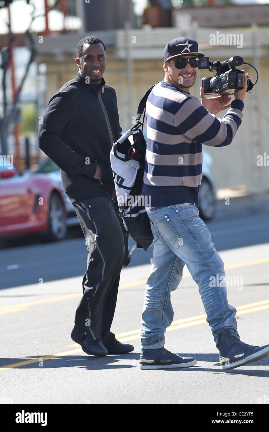 P Diddy aka Sean Combs seen leaving the gym after a workout. Los ...