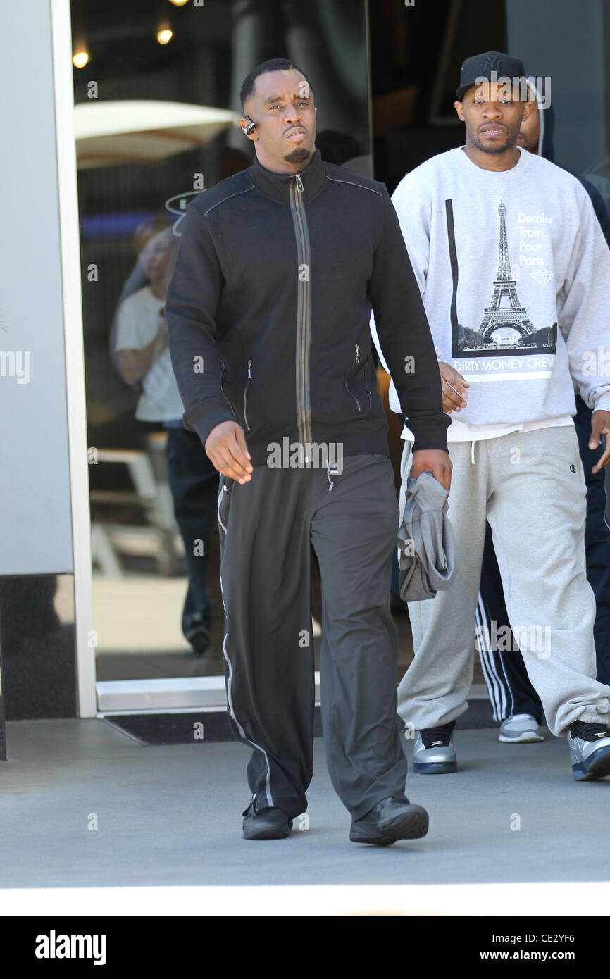 P Diddy aka Sean Combs seen leaving the gym after a workout. Los ...