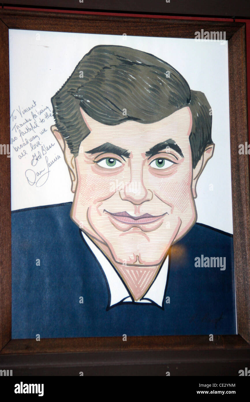 Dan Lauria Sardi's caricature Unveiling of Judith Light's Sardi's ...