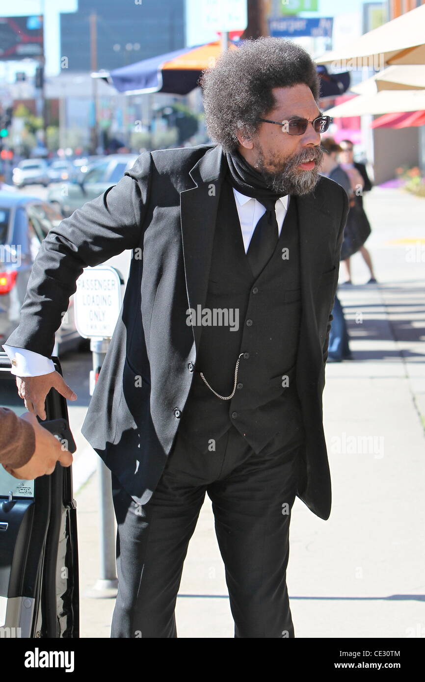 Cornelius West leaving Toast Bakery Cafe in West Hollywood. Los Angeles ...