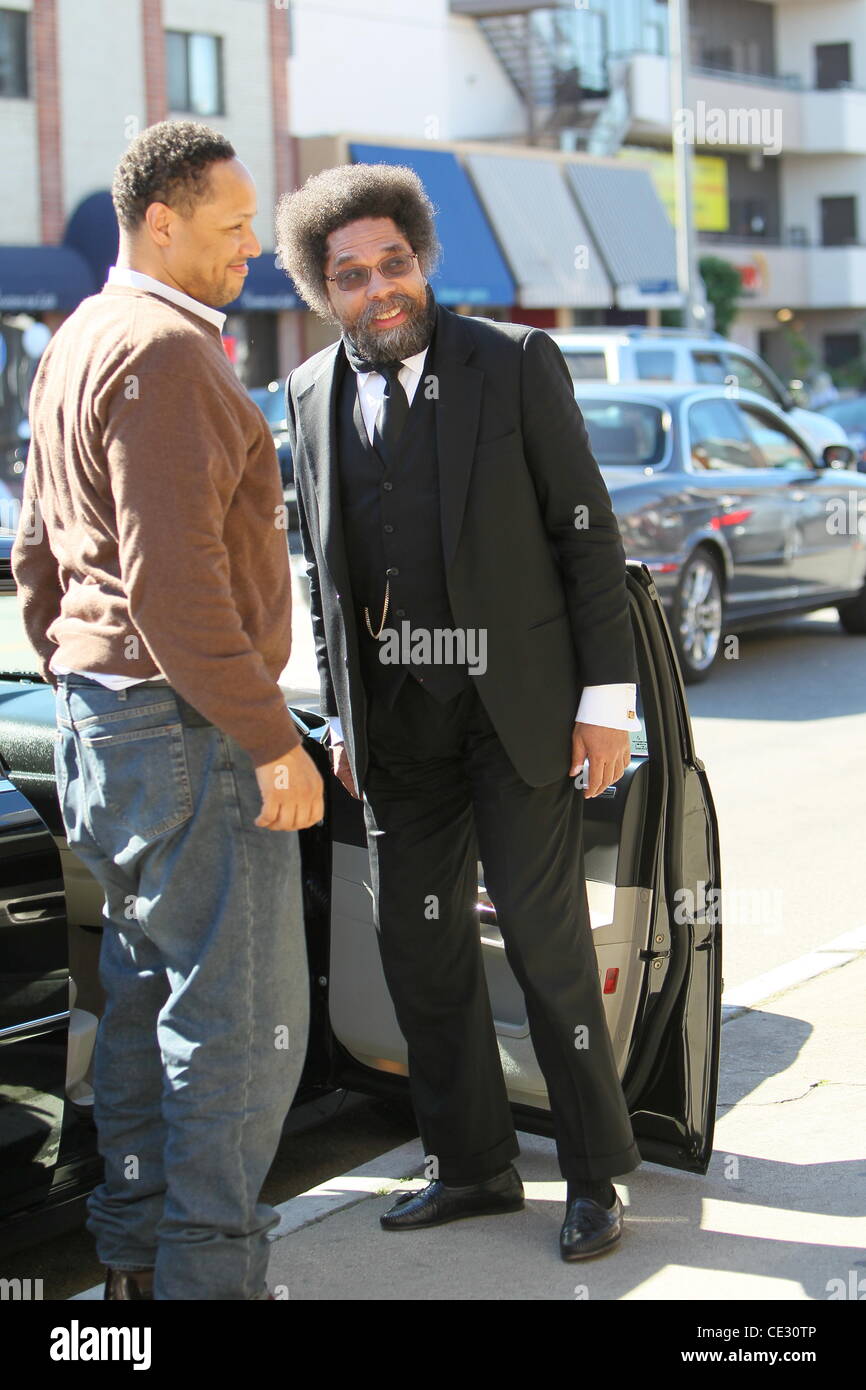 Cornelius West leaving Toast Bakery Cafe in West Hollywood. Los Angeles ...