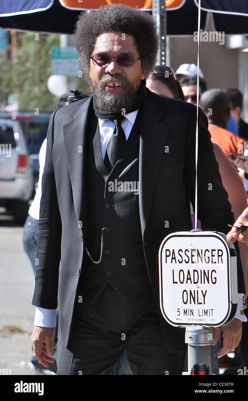 Cornelius West leaving Toast Bakery Cafe in West Hollywood. Los Angeles ...
