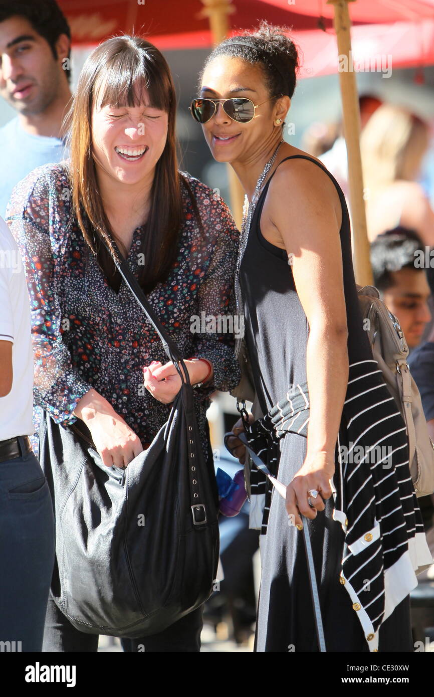 Marsha Thompson eating at Toast Bakery Cafe in West Hollywood. Los ...