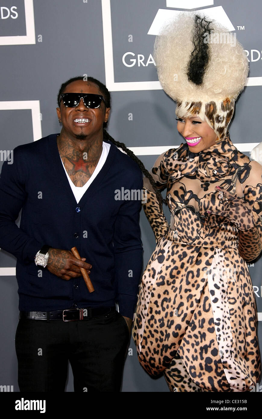 Lil Wayne aka Dwayne Carter, Jr. and Nicki Minaj The 53rd Annual GRAMMY ...