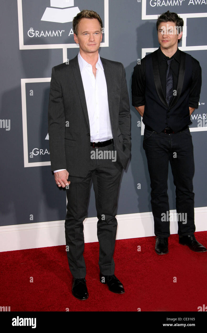 Neil Patrick Harris and David Burtka The 53rd Annual GRAMMY Awards at ...