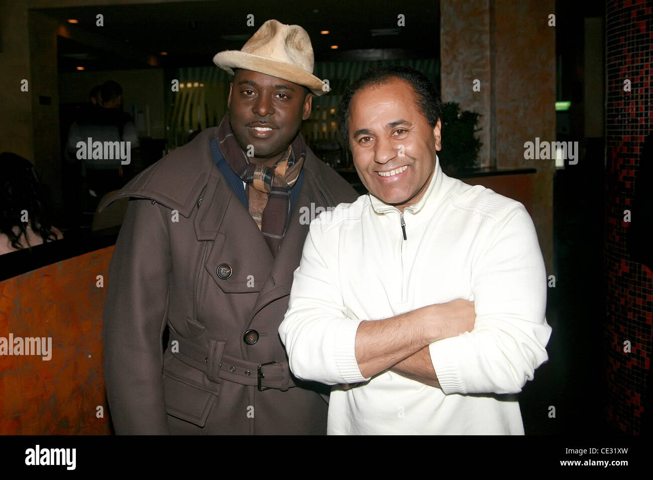 Designer Etu Evan and Couture Fashion Week Producer and Designer Andres ...