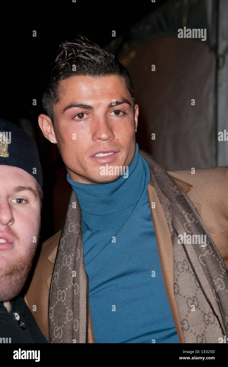 Cristiano Ronaldo Celebrities are seen outside the 2011 Sports ...