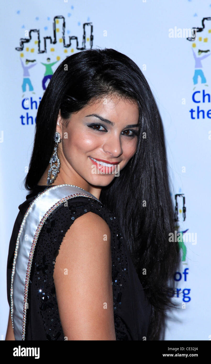 Miss USA 2010 Rima Fakih 2010 Children of the City benefit gala at Pier ...