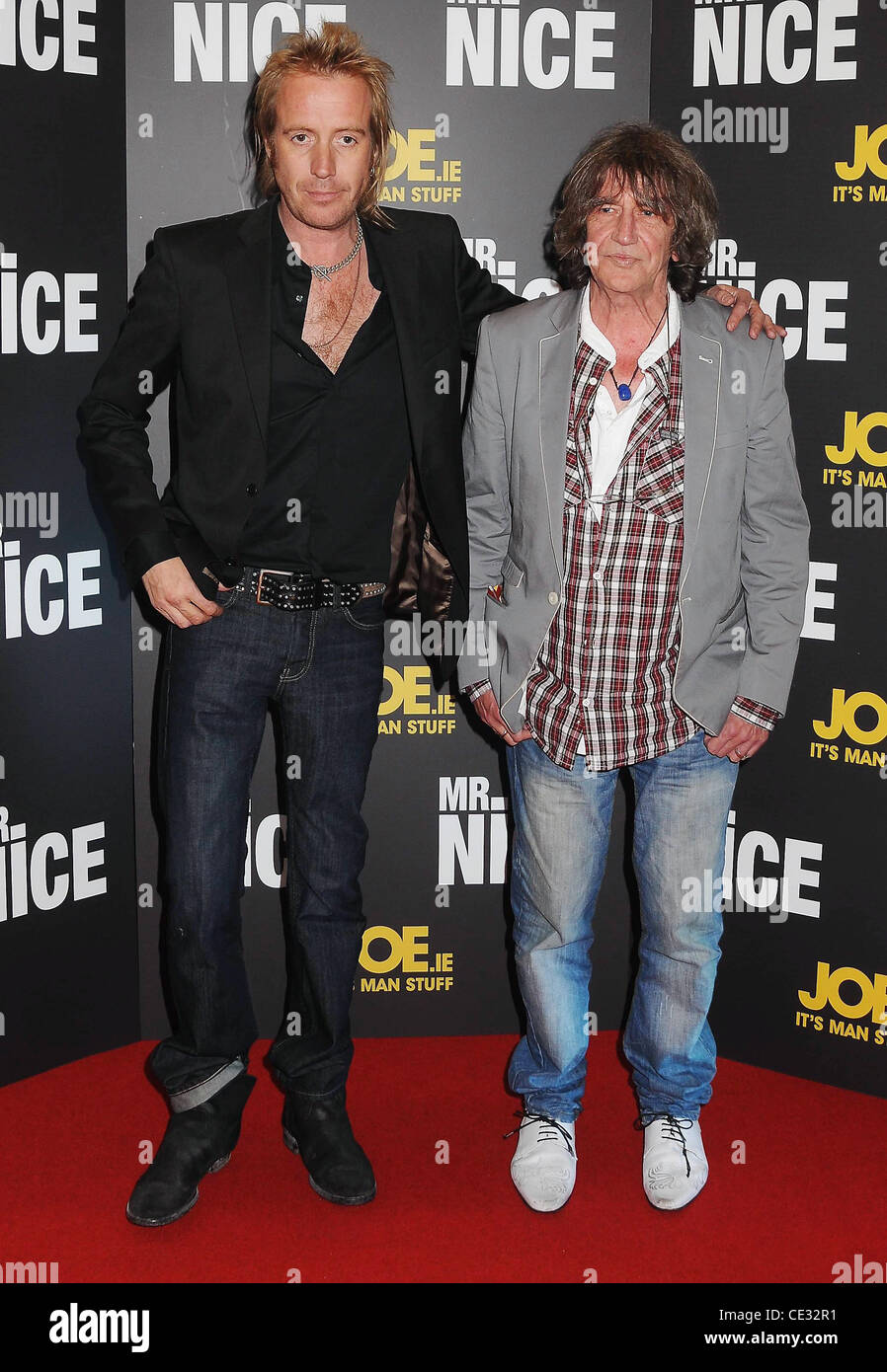Rhys Ifans and Howard Marks World premiere of 'Mr. Nice' at The Savoy ...