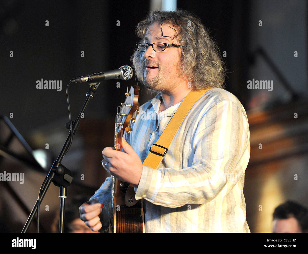 Singer Luke Jackson performing live at the Robert Kirby Memorial ...