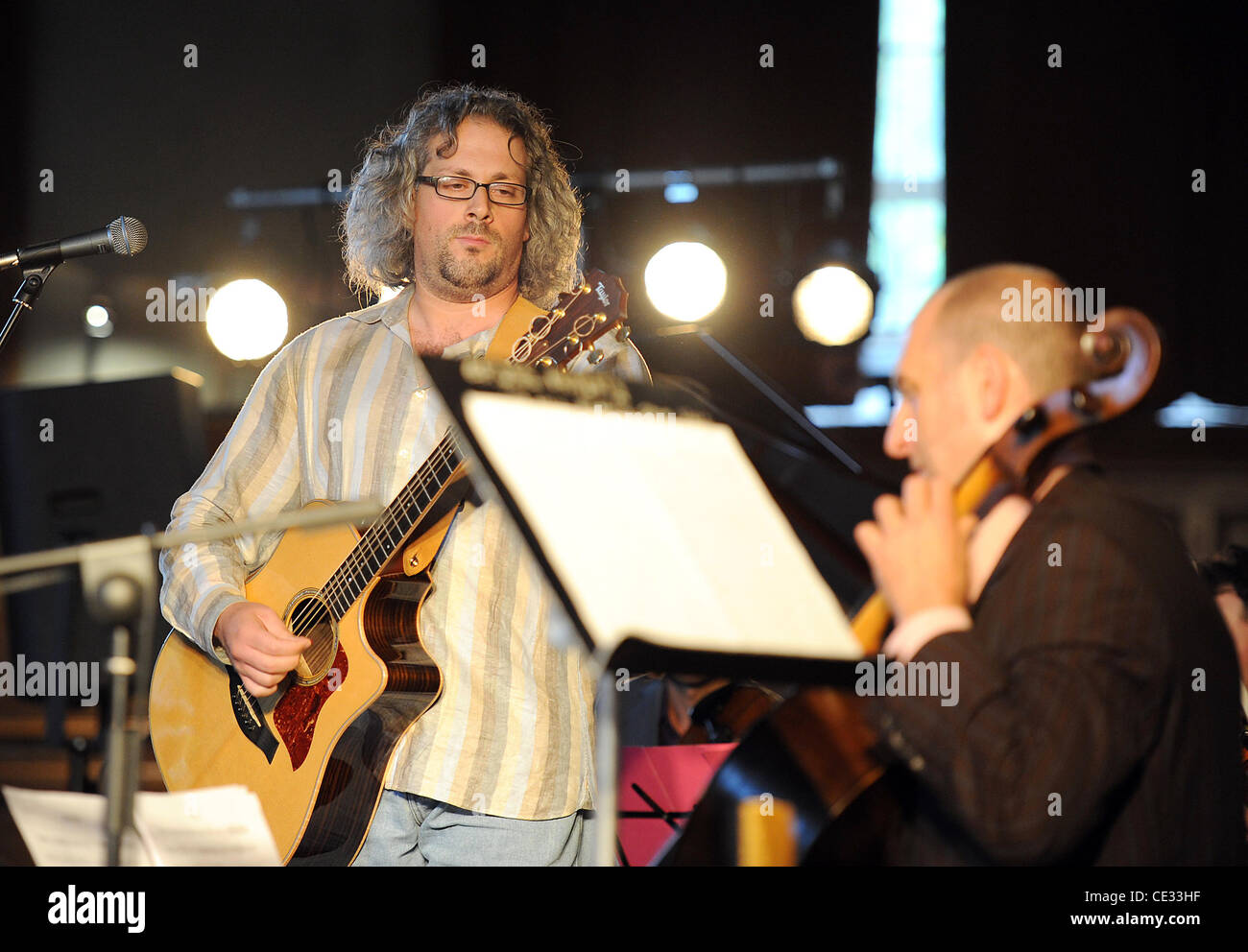 Singer Luke Jackson performing live at the Robert Kirby Memorial ...