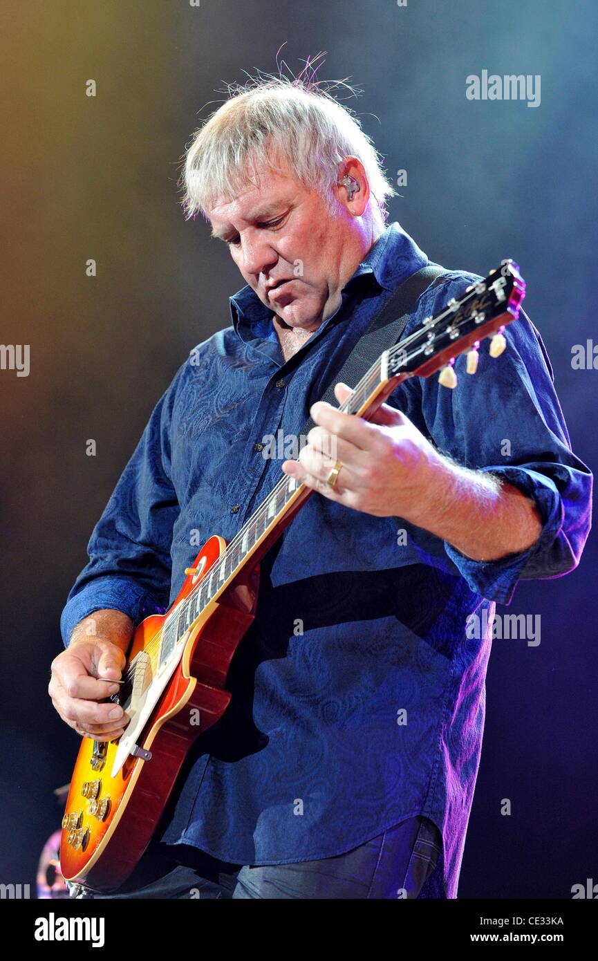 Alex Lifeson Canadian rock band Rush performs live at the Cruzan ...