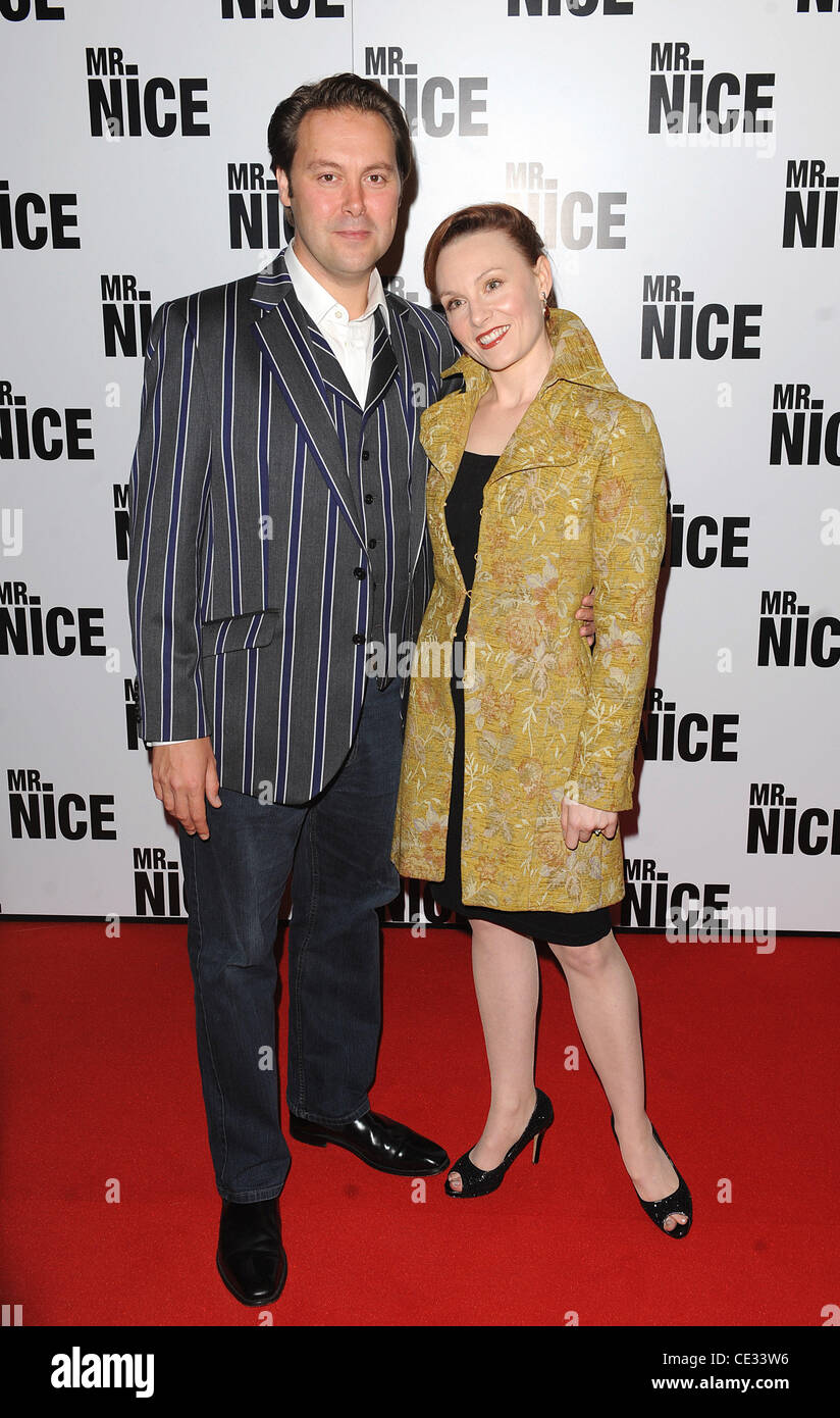 Christian Mackay and guest The UK film premiere of 'Mr Nice', held at ...