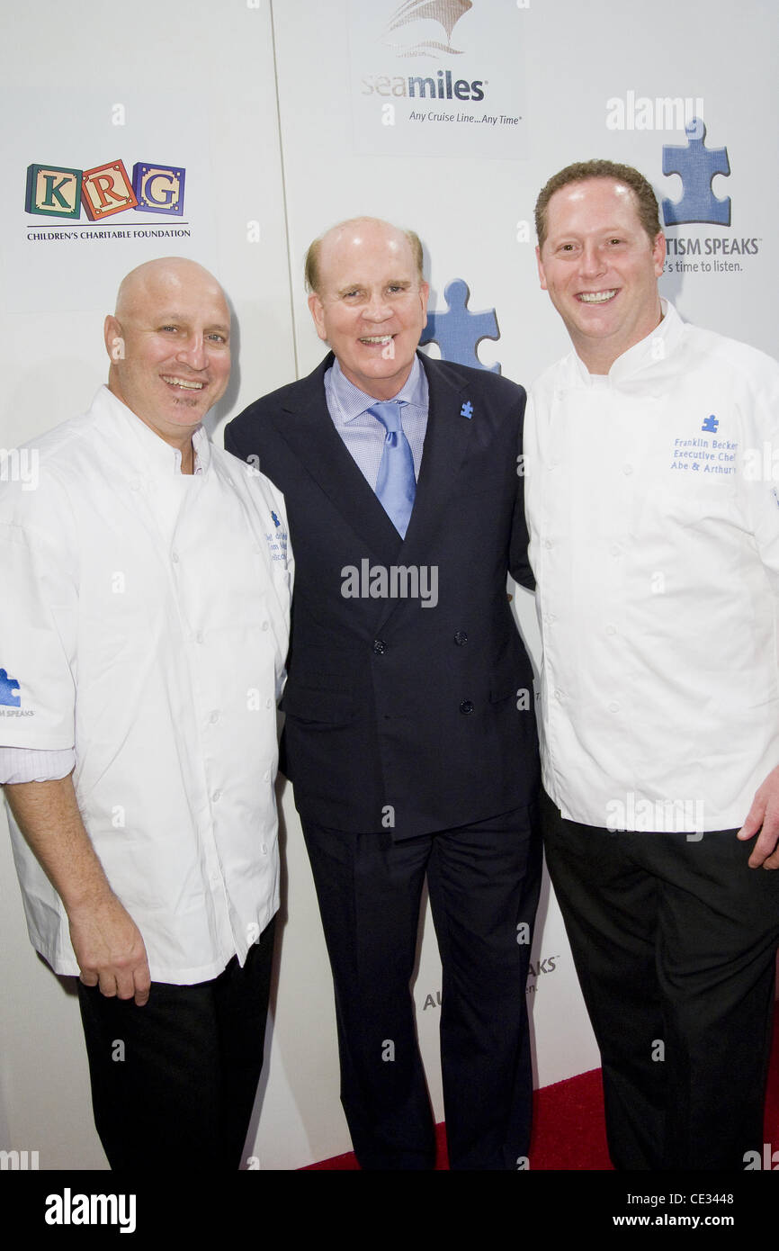 Tom Colicchio, Bob Wright and Franklin Becker Autism Speaks to Wall ...