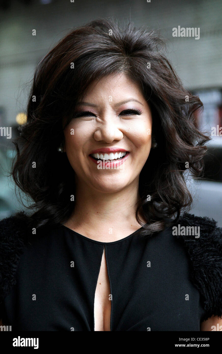 Julie Chen outside The Ed Sullivan Theater for 'The Late Show with ...