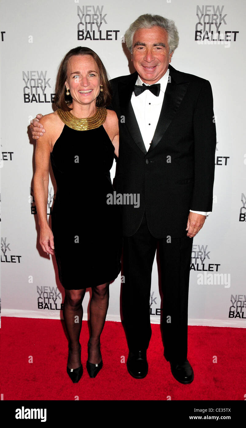 Kathy Brown and guest New York City Ballet 2010 fall gala at the David ...