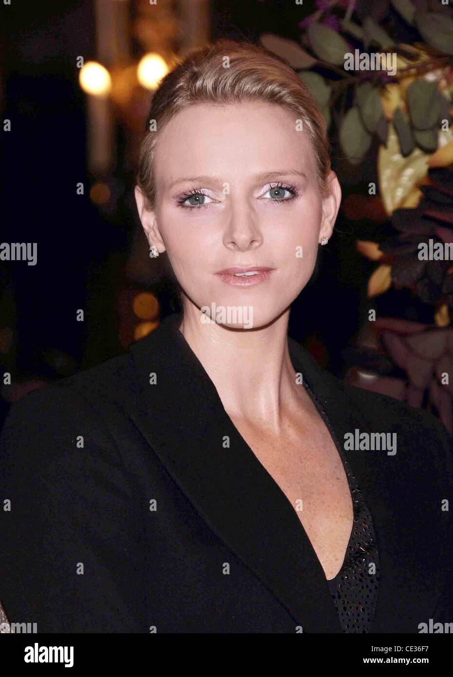 Charlene Wittstock attends the charity gala organised by Ireland Fund ...