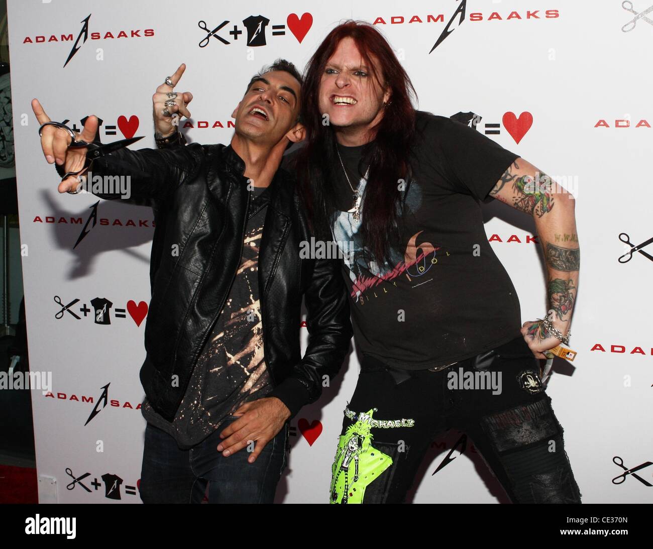 Adam Saaks and Colby Veil The Adam Saaks Flagship Store Opening in the ...