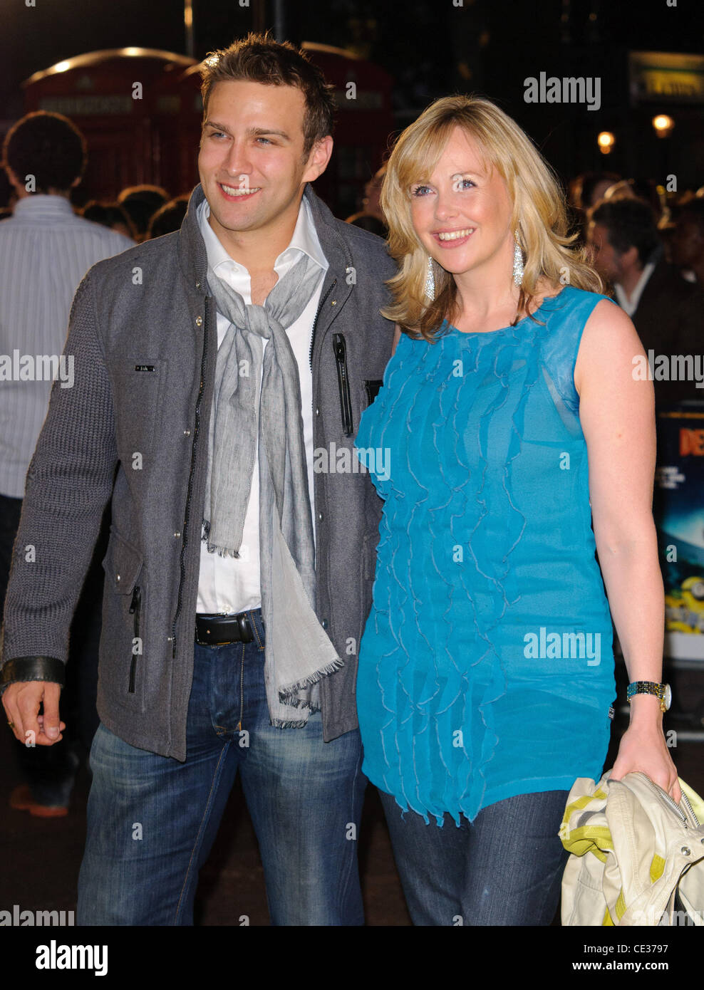 Stefan Booth and guest Despicable Me - UK film premiere held at the ...