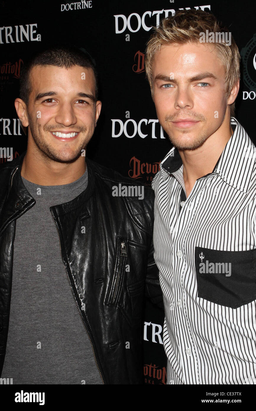 Mark Ballas and Derek Hough Doctrine Denim Launch event held at Boudoir ...
